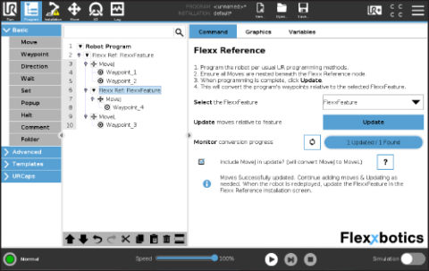FlexxReference™ | Intuitive Universal Robot Kinematic Offset